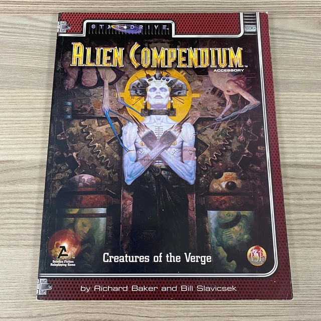 ALTERNITY ÉTOILE LECTEUR Alien Compendium Créatures De Verge 2805 1998 ...