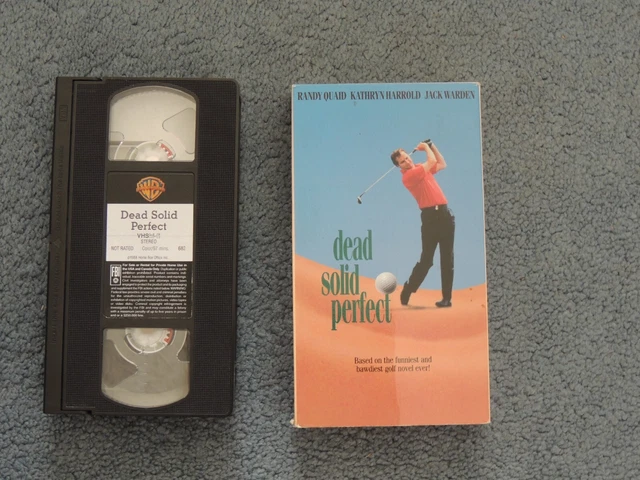 DEAD SOLID PERFECT (VHS) Randy Quaid, Kathryn Harrold. VG Cond. RARE ...