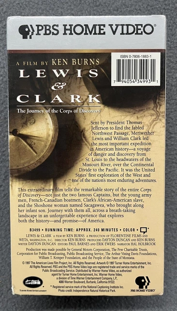 LEWIS & CLARK Journey of the Corps of Discovery VHS Ken Burns PBS New ...