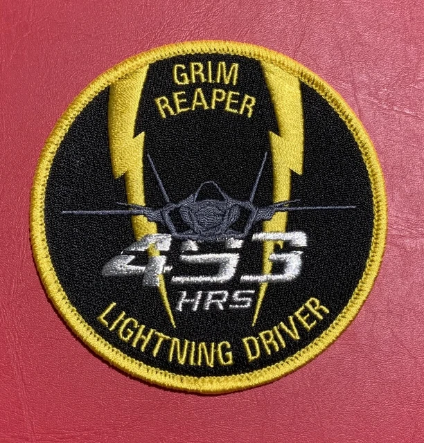 USAF RAF Lakenheath 493rd Fighter Squadron Grimreapers 493 Hours Cloth ...
