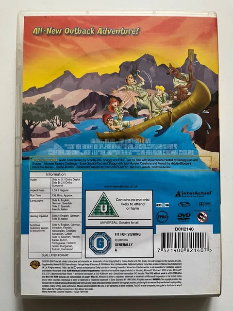 SCOOBY-DOO AND THE Legend Of The Vampire (Uk Dvd, 2009) £1.92 - PicClick UK