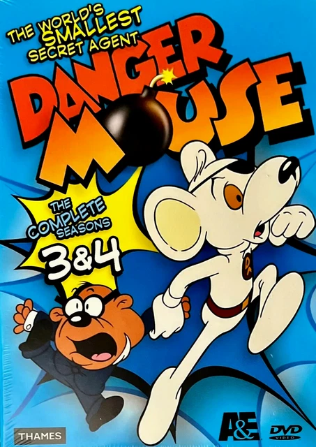 Danger Mouse Dvd Complete Season 3 4 Three Four Series 2 Disc