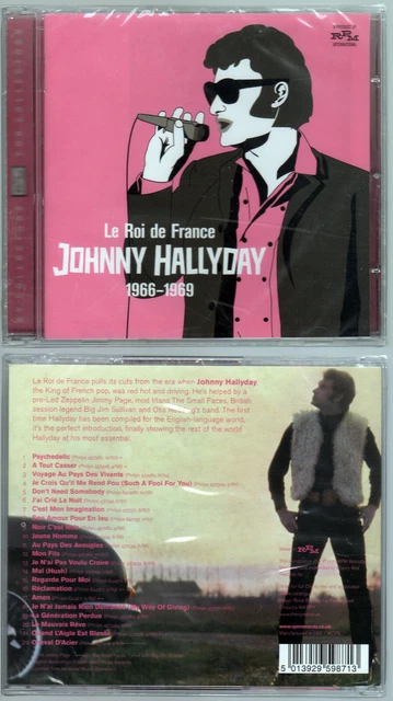 JOHNNY HALLYDAY &LE Roi De France - 1966-1969" (CD) 22 Titres - 2010 ...
