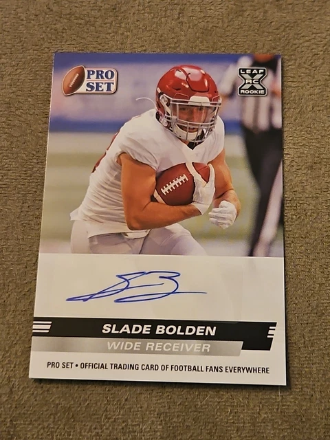 2022 LEAF PRO Autographes Slade Bolden XRC #PSA-SB1 recrue auto ...