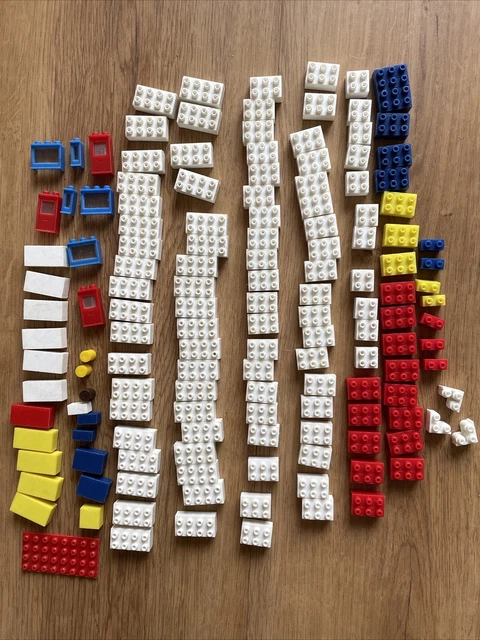 VINTAGE MONTINI BRICKS Lot - RARE - Pre-Lego Building Blocks 148 Pieces ...