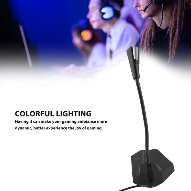 COMPUTER MICROPHONE GOOSENECK USB Condenser Desktop Microphone With ...