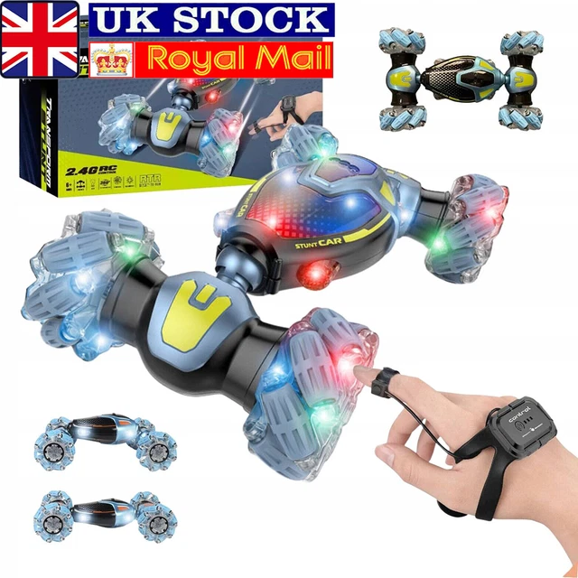 360° 4WD RC Stunt Car Hand Gesture Sensing Off-Road Car Gift Remote ...