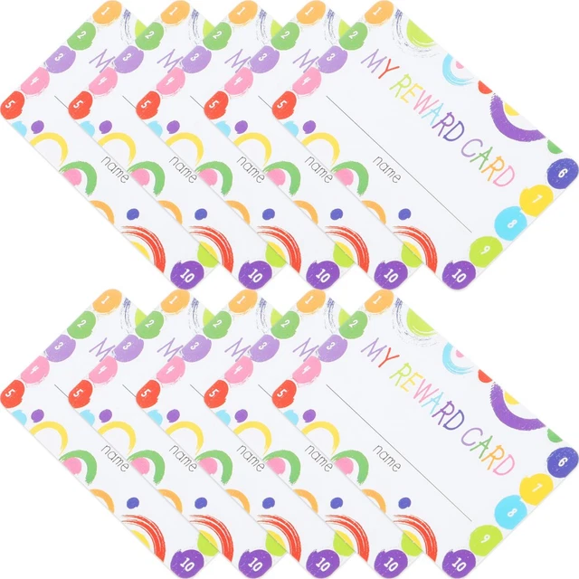100 SHEETS REWARD Chart Classroom Rewards Behavior Incentive Cards ...