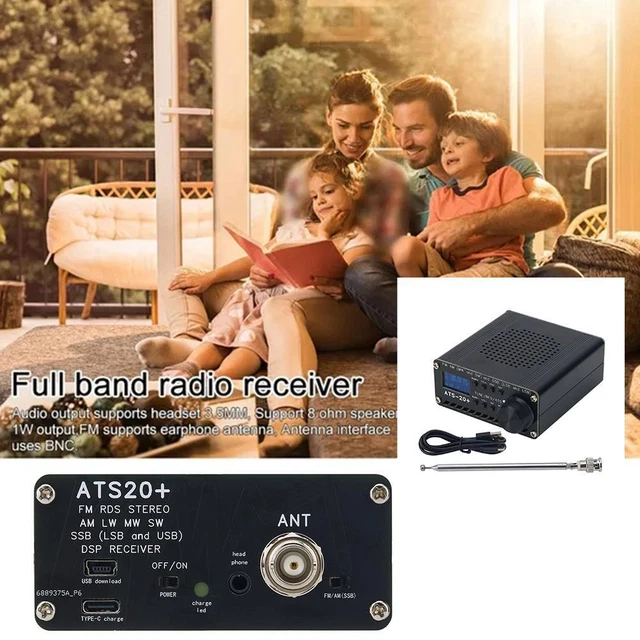 ATS-20+ PLUS ATS20 V2 SI4732 Radios Receivers DSP SDR FM USB≮ SSB SW ...