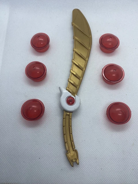 MIGHTY MORPHIN POWER Rangers MMPR White Tigerzord Accessories Sword ...