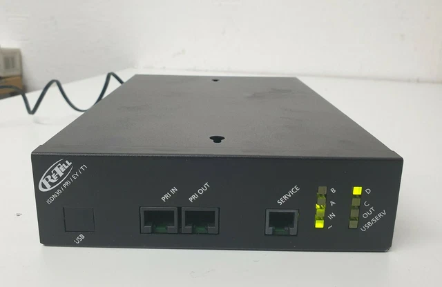 RETELL ISDN30/PRI/EY/T1 15 CHANNEL SENSE INTERFACE With charger and ...