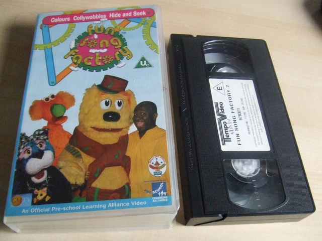 THE FUN SONG Factory Colours Collywobbles Hide and Seek VHS VIDEO £18. ...