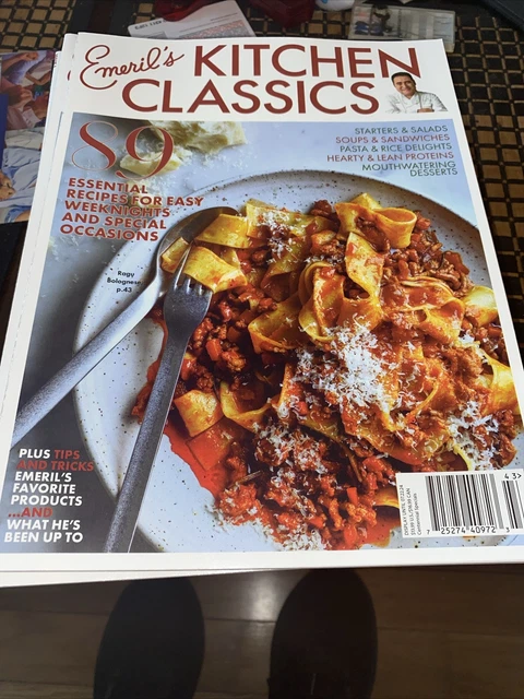 EMERIL'S KITCHEN CLASSICS Magazine 89 Essential Recipes. Free Shipping ...