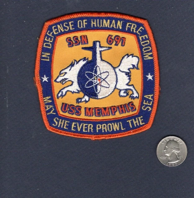 SSN-691 USS MEMPHIS US NAVY Nuclear Submarine Ship Squadron Cruise ...