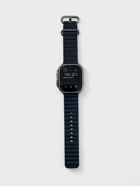 APPLE WATCH ULTRA 49mm GPS Titanium Midnight Ocean Band Blue EUR 650,00 ...