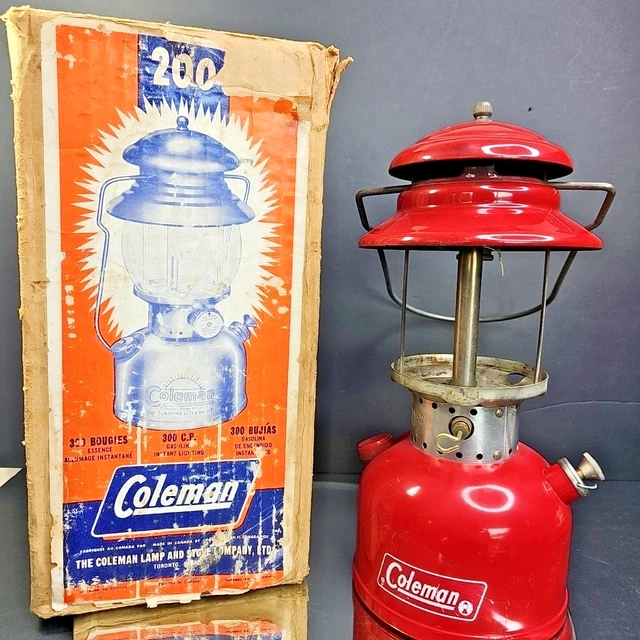 1970 COLEMAN MODEL 200 T-66 Red Untested With BOX CANADA $106.79 ...