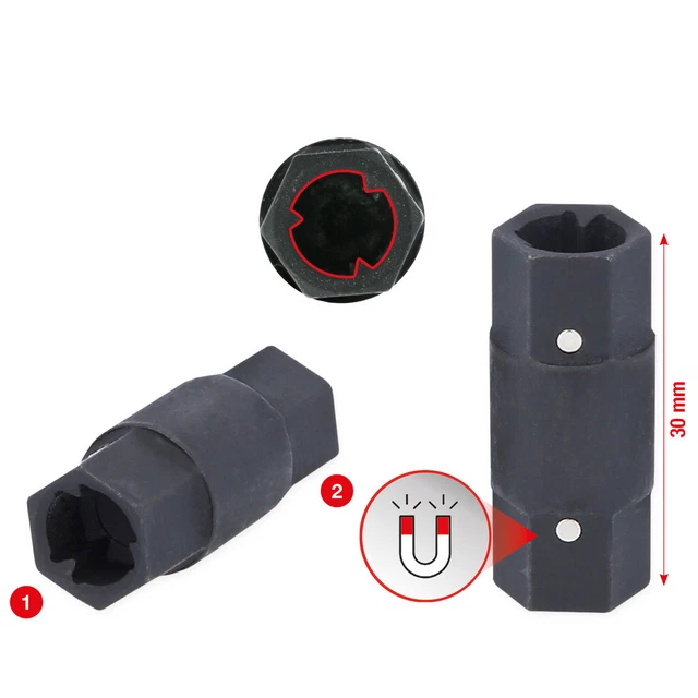 KS TOOLS 2 IN 1 Clé à Douille Spéciale pour Colliers Avec 3-Punkt-Profil EUR 15,61 - PicClick FR