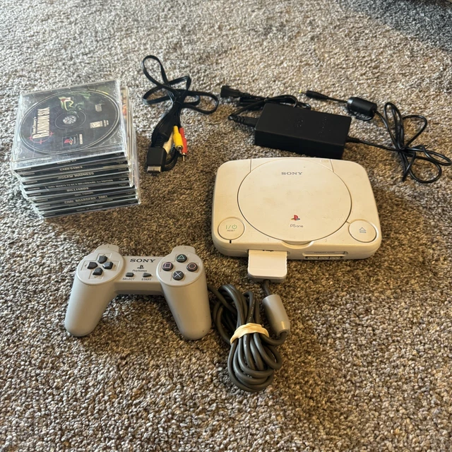 OFFICIAL SONY PLAYSTATION 1 PS1 Slim PSone Console Complete Bundle 1 ...