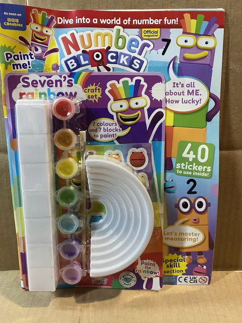 NUMBER BLOCKS MAGAZINE #30 2024 With Numberblocks Seven Rainbow Craft ...