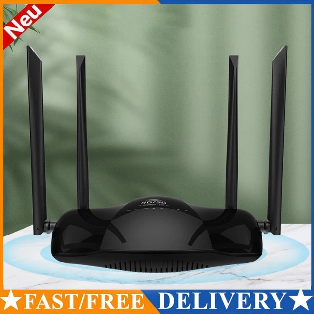 WIFI ROUTER 300MBPS Laptop Broadband with 4 Antennas Plug and Play Wide ...