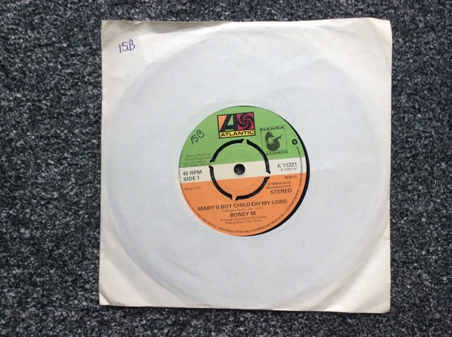 BONEY M - Mary’s Boy Child/Oh My Lord - 1978 Atlantic Records EX £1.10 ...