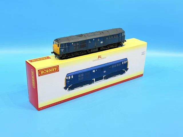 HORNBY 'OO' GAUGE R3746 Class 31 102 Br Blue Loco Dcc Sound & Weathered ...