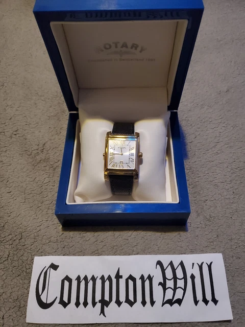 ROTARY REVERSO REVELATION dual face quartz watch £154.45 - PicClick UK