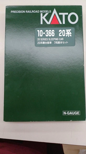 KATO 20 SERIES Sleeper Car 7-Car Basic Set Model Train 10-366 JP £125. ...