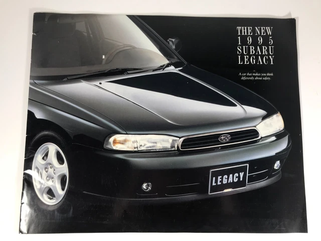 VINTAGE 1995 SUBARU Legacy Sales Brochure & Letter Canada Car Auto ...