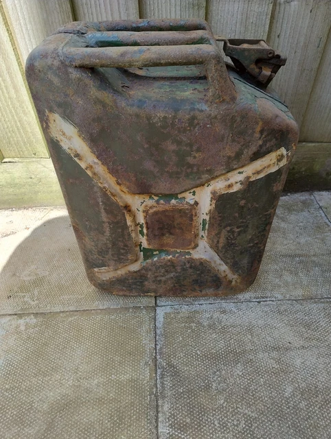 ORIGINAL BRITISH POST Wartime Military Used Jerry Can, 1952. £20.00 ...