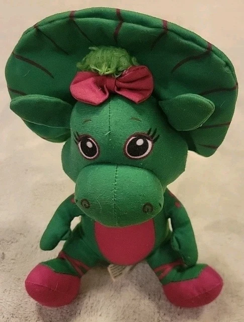 BARNEY & FRIENDS Plush Baby Bop Girl Dino Dinosaur Stuffed Animal Green ...