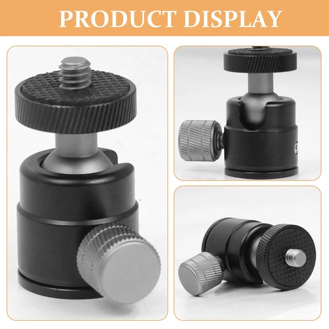 TRIPOD ACCESSORY HEAD Adapter Screw Mount Camera Clamp $19.45 - PicClick AU