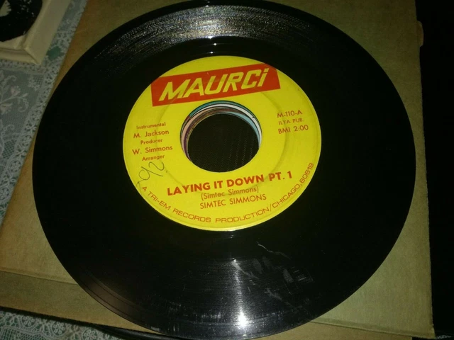 SIMTEC SIMMONS LAYING it down MAURCI 45 LAZY FUNK INSTRO HEAR! £4.80 ...