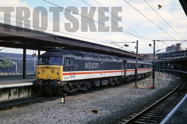 35MM SLIDE BR British Railways Diesel Loco Class 47 47839 1994 York ...