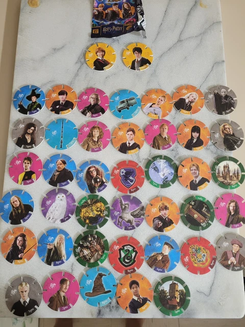 COLES 2025 HARRY Potter Magical Discs 42 Disc Set- Lord Voldemort ...