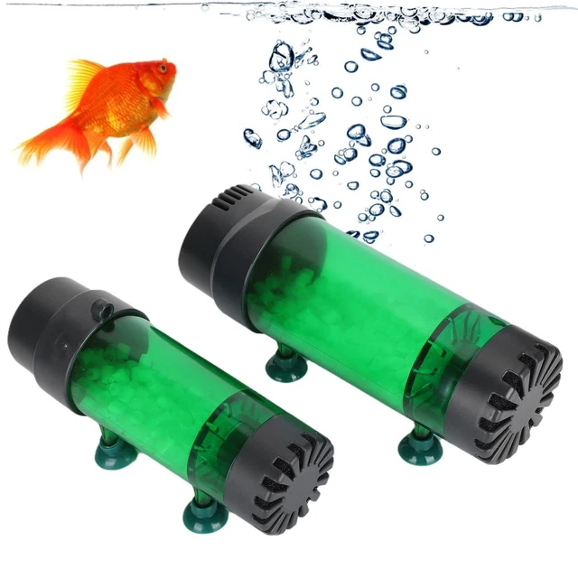 FLUIDIZED BED FILTER Aquarium Fish Tank Bubble Bio Media Filter with ...