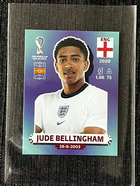 PANINI STICKER FIFA World Cup Qatar 2022 Jude Bellingham England # Eng 11 Rookie £3.41 - PicClick UK