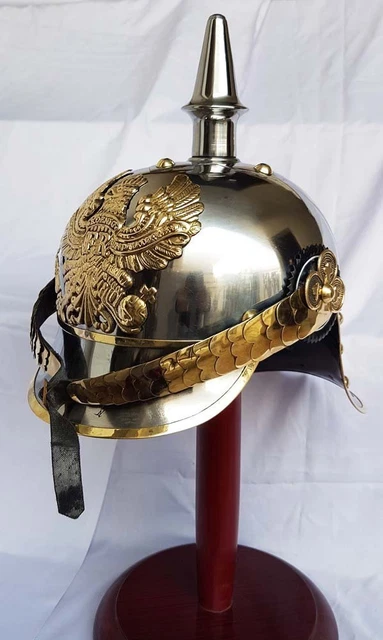 DEUTSCHER FR PREUSSISCHER Helm, German Pickelhaube Helmet WWI Helmet ...