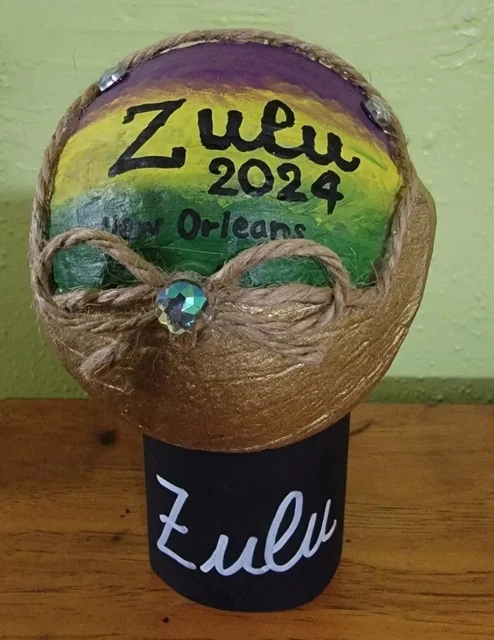ZULU COCONUT MARDI Gras Parade Throw Favors Catch New Orleans £20.39 ...