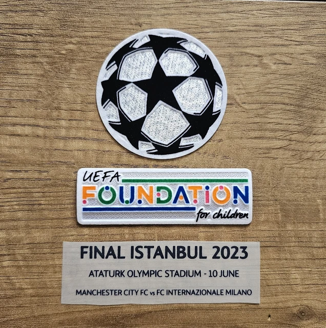 MANCHESTER CITY 2022-2023 Champions League Final Patch, Badge Player ...