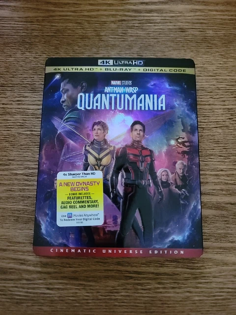 ANT-MAN AND THE Wasp Quantumania 4K/Blu-ray/Digital Code w/Slipcover sealed. EUR 23,81 - PicClick DE