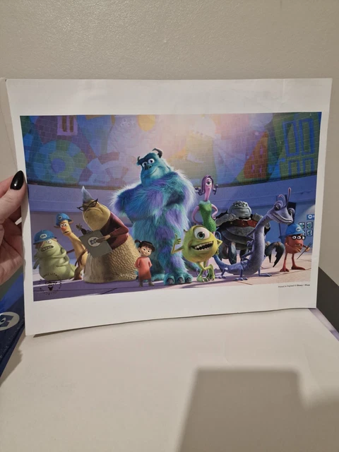 DISNEY PIXAR MONSTERS Inc 2002 Lithograph Collection Print. £6.00 ...