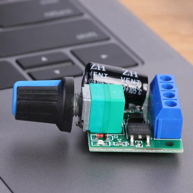 PWM MOTOR SPEED Controller Module Adjustable Voltage Regulator Governor ...