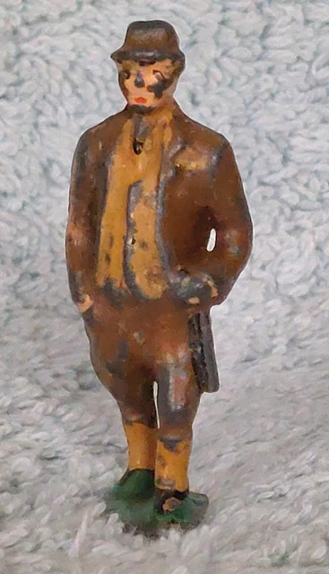 VINTAGE PAINTED LEAD toy farmer 1930s-1950s by Taylor & Barrett ...