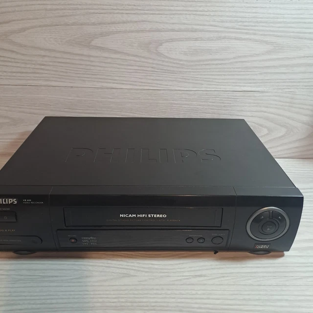 PHILIPS VR 600 VHS VCR Video Cassette Player Spares Or Repairs £15.00 ...