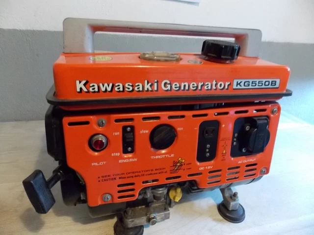 GENERATOR. STROMERZEUGER. KAWASAKI KG550B ähnlich wie Honda ,Yamaha TOP ...