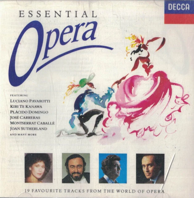 CD ESSENTIAL OPERA Pavarotti Sutherland Domingo Te Kanawa Carreras EUR ...