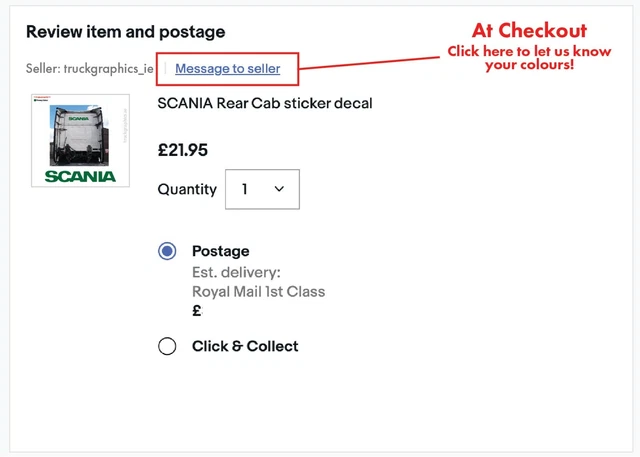 SCANIA R SERIES Window Decal,Sticker, R Series Topline, Highline (14) £ ...