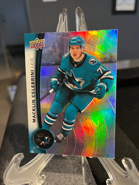 MACKLIN CELEBRINI 2025-26 🇨🇦 Exclusive UD Tim Hortons #104 San Jose ...