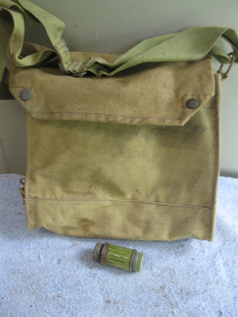 WW2 AUSTRALIAN ARMY Gas Mask Bag. EUR 42,35 - PicClick FR